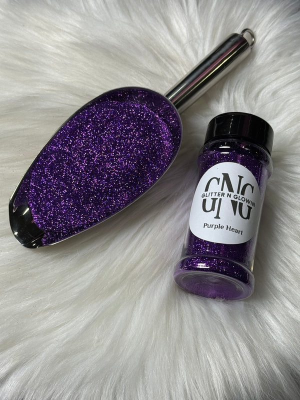 Purple Heart fine metallic glitter – Glitter N Glowin